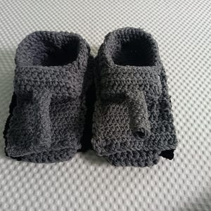 Crochet Tank Slippers Tank Slippers Boyfriend Gifts Panzer Hausschuhe ...