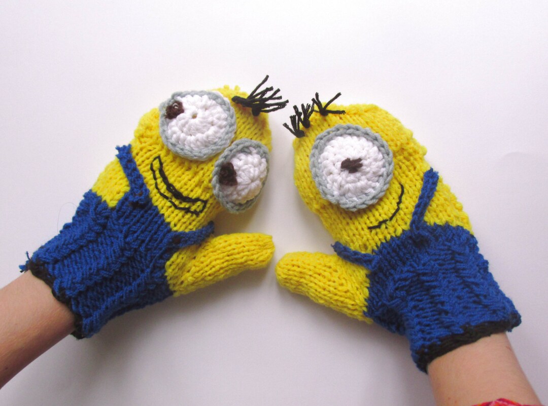 Despicable Me (inspired) Convertible Minion Mittens Gloves-minion Style ...