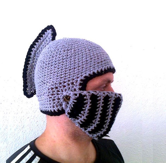 Knight Helmet Crochet Pattern Hat Pattern Helmet Crochet | Etsy