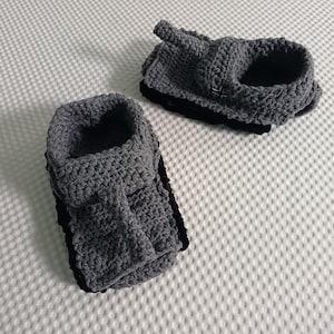 Crochet Tank Slippers Tank Slippers Boyfriend Gifts Panzer Hausschuhe ...