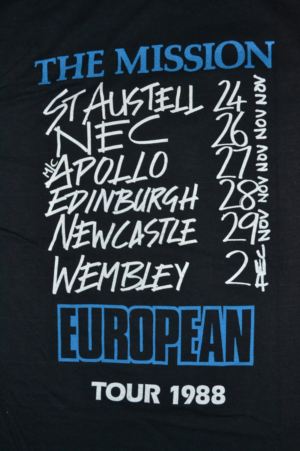 Vintage 1988 THE MISSION UK Children European Tour Concert Promo Rare ...