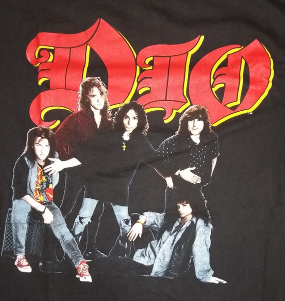 Vintage 1990 DIO Lock Up the Wolves Tour Concert prom… - Gem