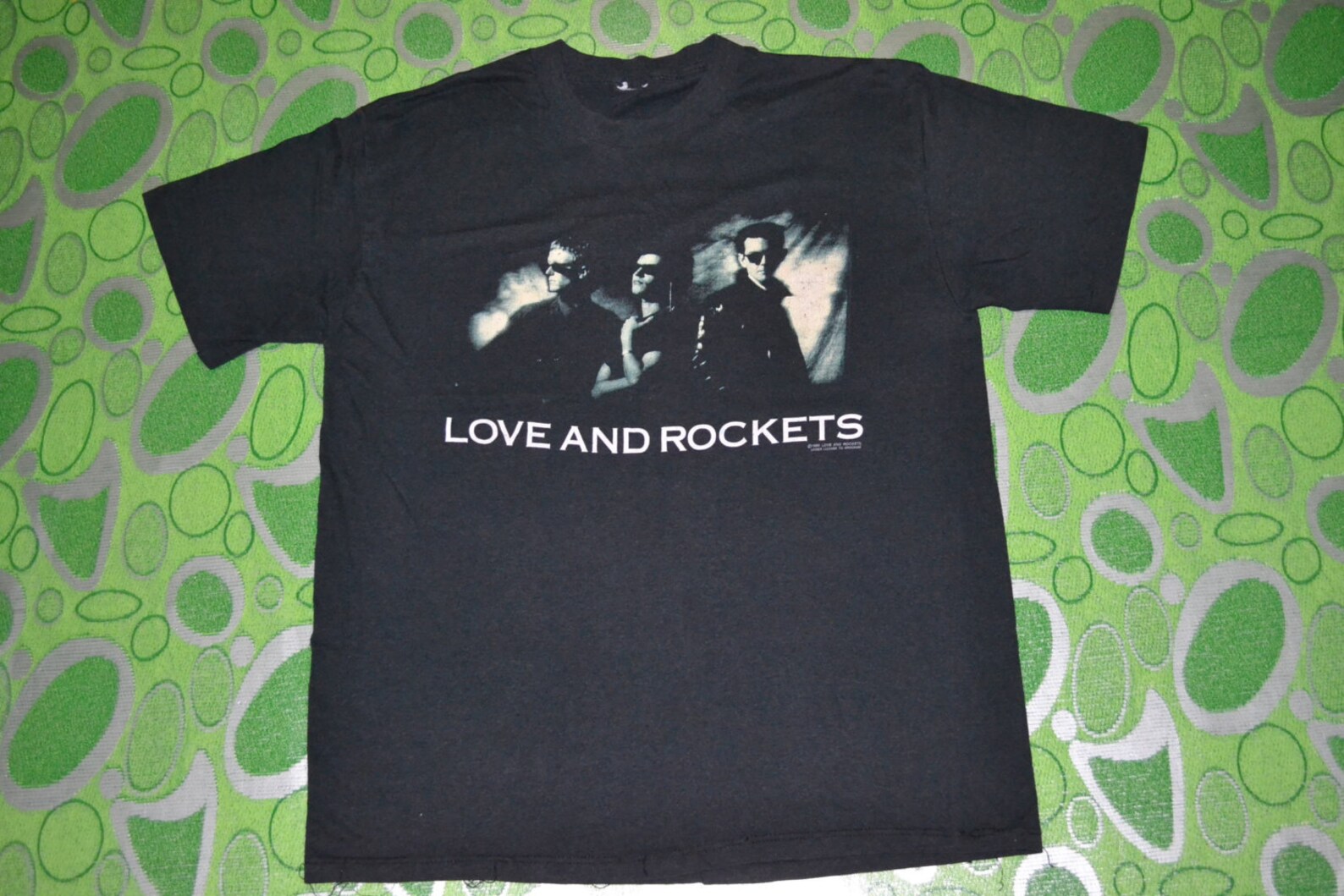 Vintage 1989 LOVE and ROCKETS so Alive Tour Concert Promo Mega Rare T ...