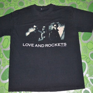 Vintage 1989 LOVE and ROCKETS so Alive Tour Concert Promo Mega Rare T ...