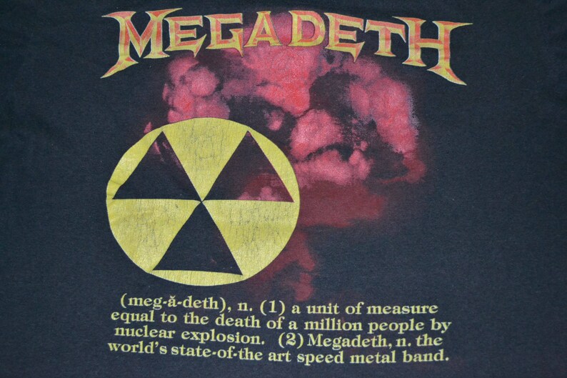 Vintage 1987 MEGADETH Peace Sells... but Who's Buying Tour Concert ...