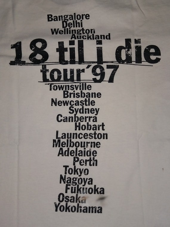 Vintage 1997 BRYAN ADAMS 18 Til I Die Tour Concert ra… - Gem