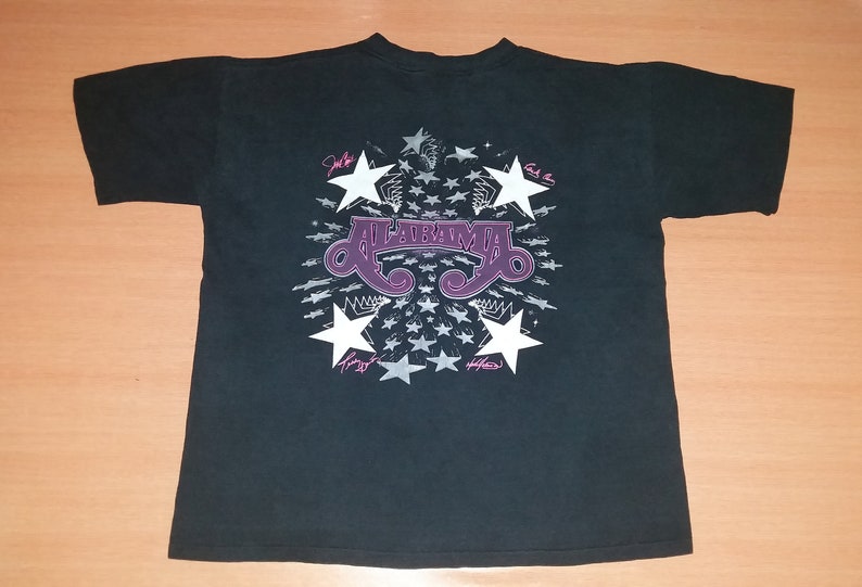 Vintage 1992 ALABAMA American Pride Tour Concert Promo Rare 80s 90s T ...