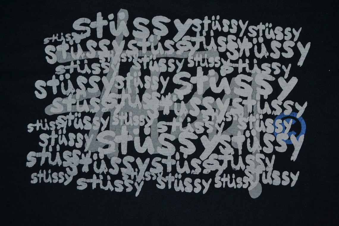 Vintage 90s STUSSY Logo Made in Usa Skateboard Surf Streetwear Powell ...
