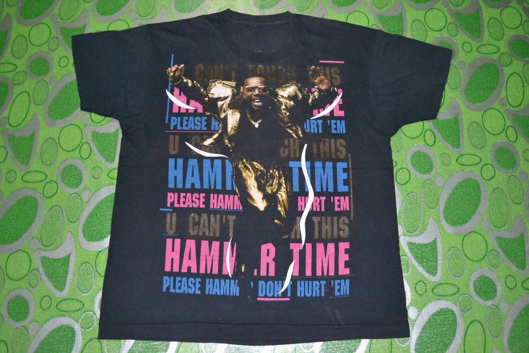 Vintage 1990 MC HAMMER Hammer Time U Can't Touch This Tour Concert ...