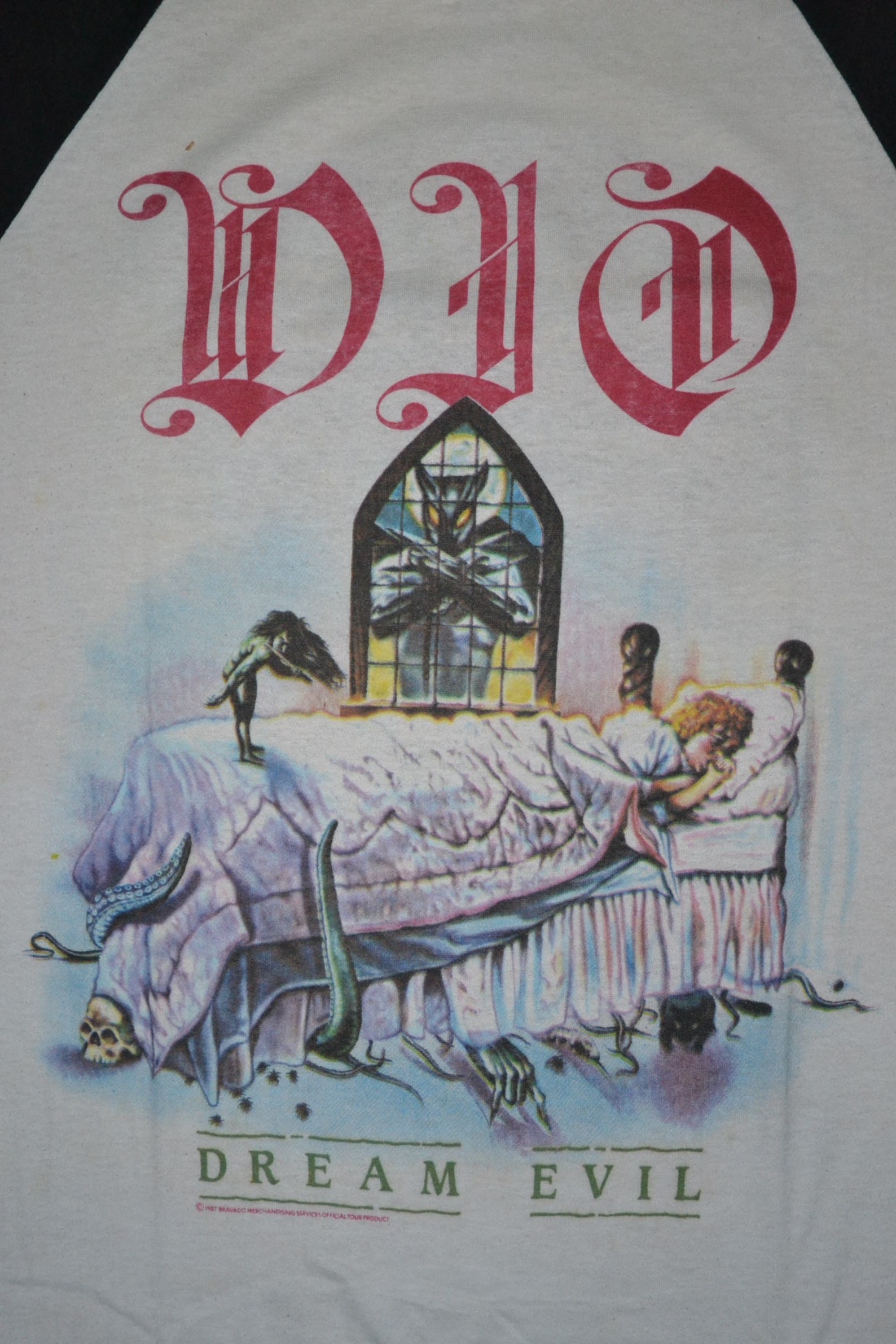 Vintage 1987 DIO Dream Evil Sacred Heart Tour Concert Promo M Size 80s ...