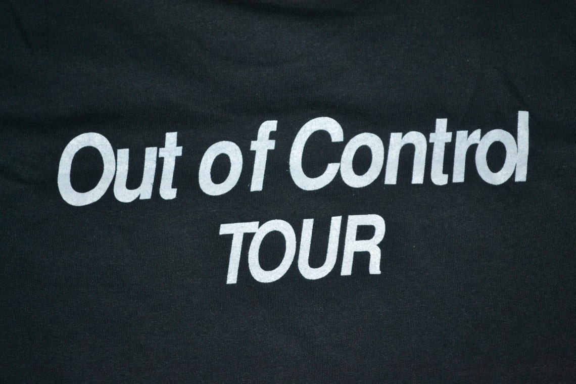 Vintage 1989 THRESHOLD Out of Control Tour Concert Promo Rare 80s T ...