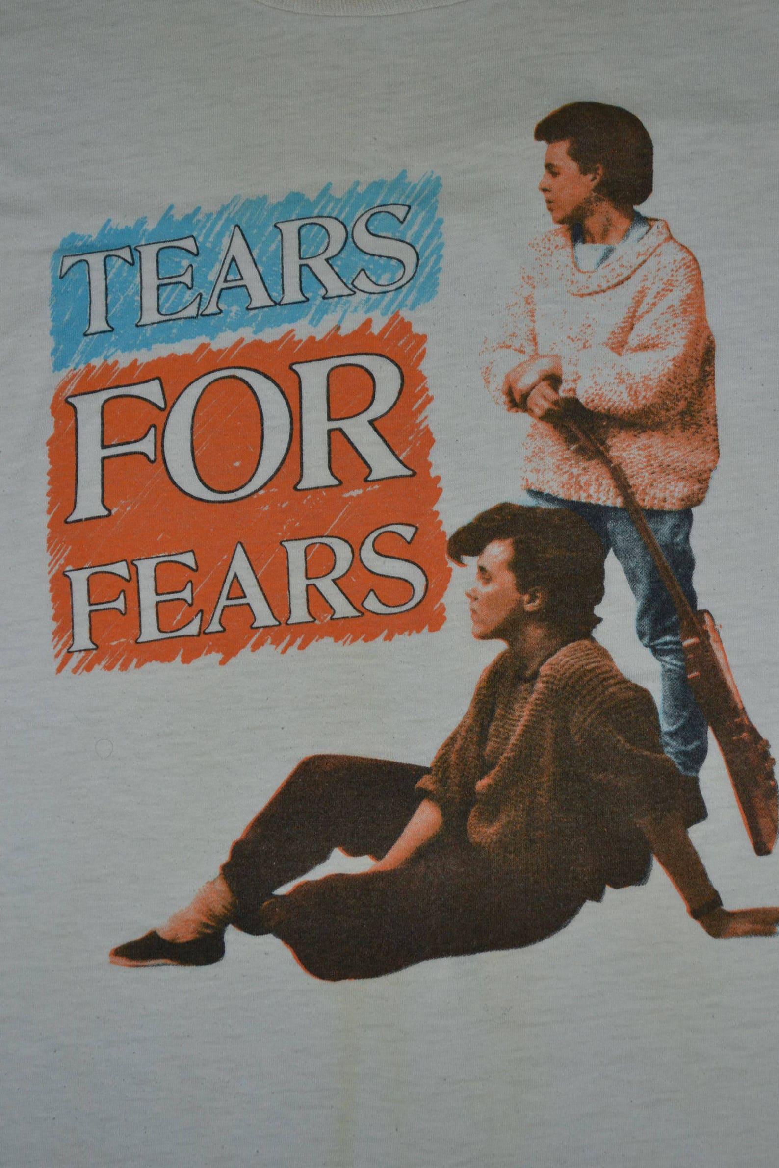 Vintage 1985 TEARS FOR FEARS Songs From the Big Chair Tour Concert New ...