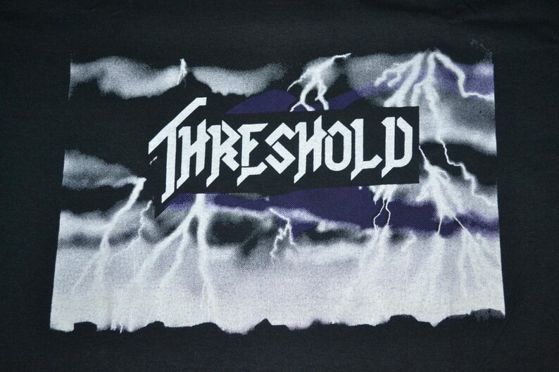 Vintage 1989 THRESHOLD Out of Control Tour Concert Promo Rare 80s T ...