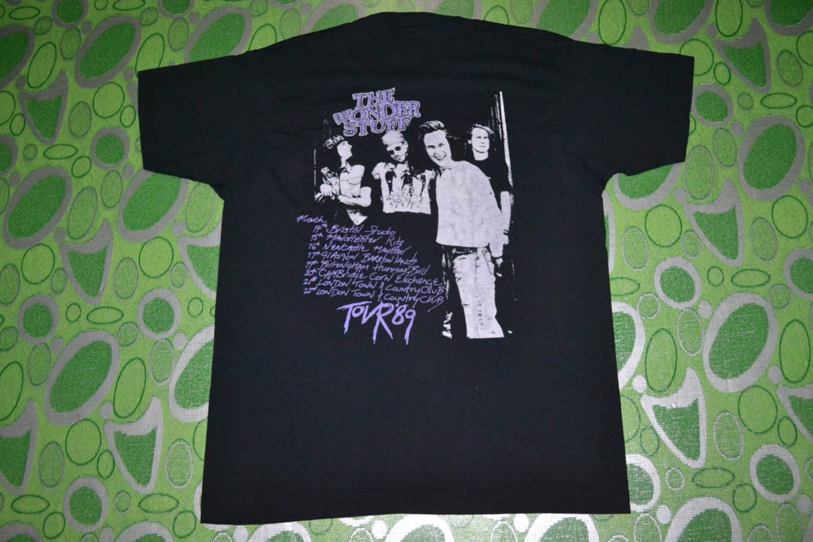 Vintage 1989 THE WONDER STUFF Uk Tour Concert Promo Album Rare 80s T ...