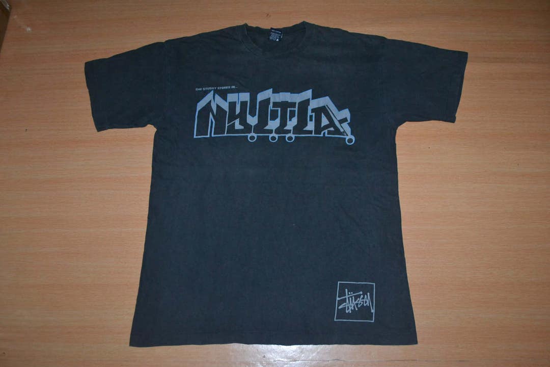 Vintage 90s STUSSY the Stussy Stories in NYLTLA Made in Usa Skateboard ...