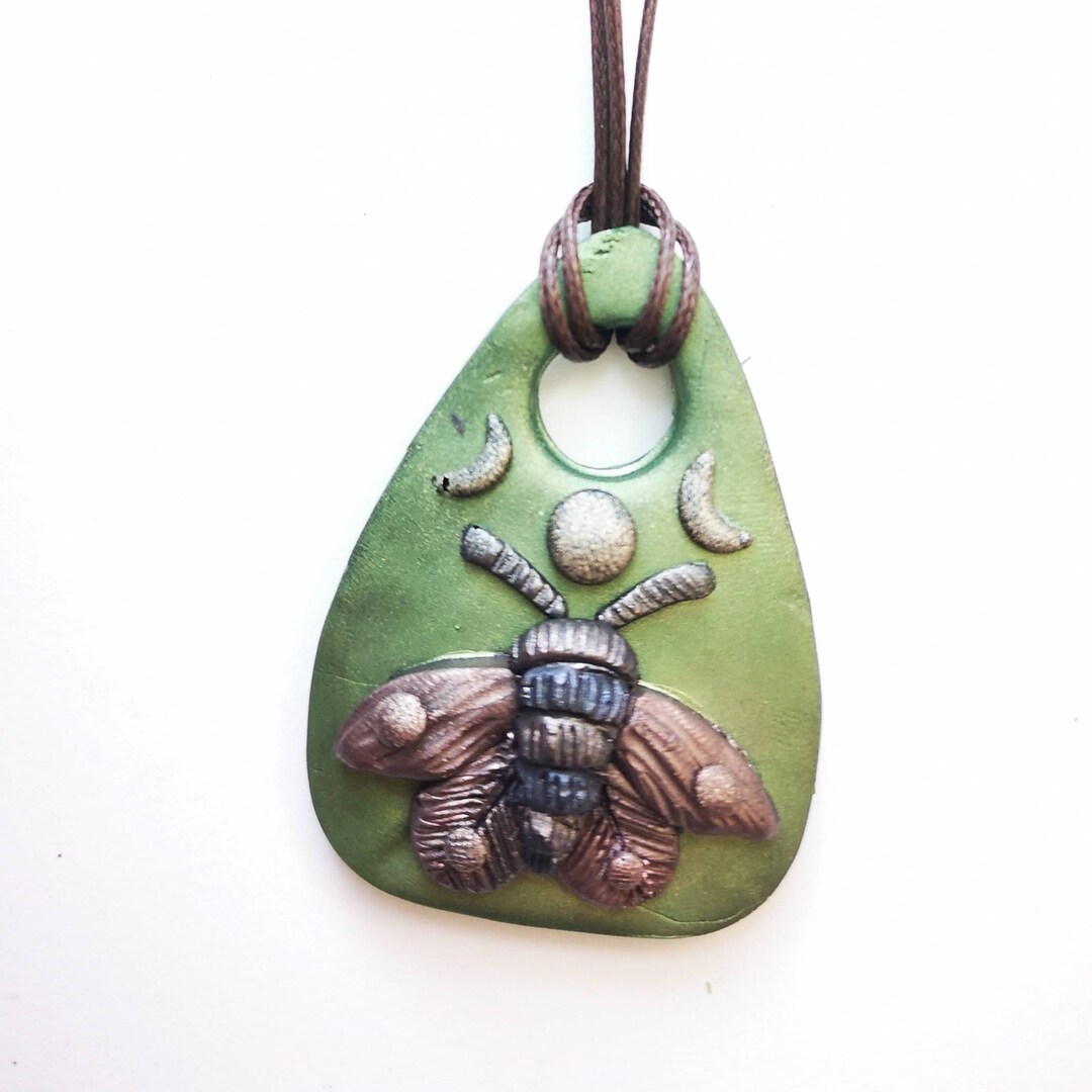 Moth Planchette Pendant. - Etsy