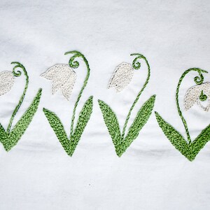Snowdrop PDF Hand-embroidery Pattern Printable Series - Etsy