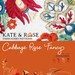 PDF Embroidery Pattern: Cabbage Rose Fancy - Etsy