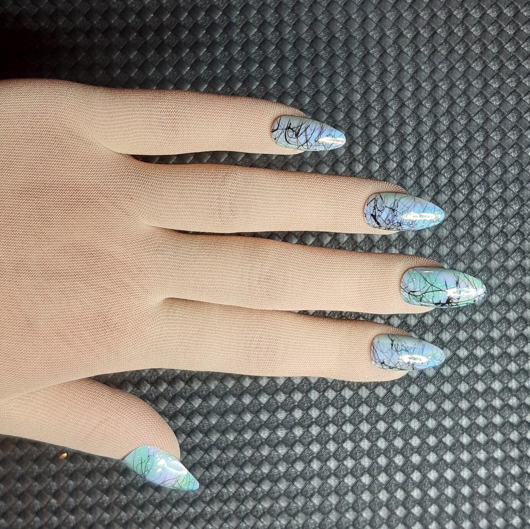 Translucent Opera Nude Gloves With Nails for Performance Bridal Gloves ...