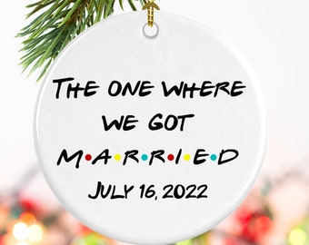 The One Where We Got Married Shirts, Wedding Gift Shirts, Marriage ...