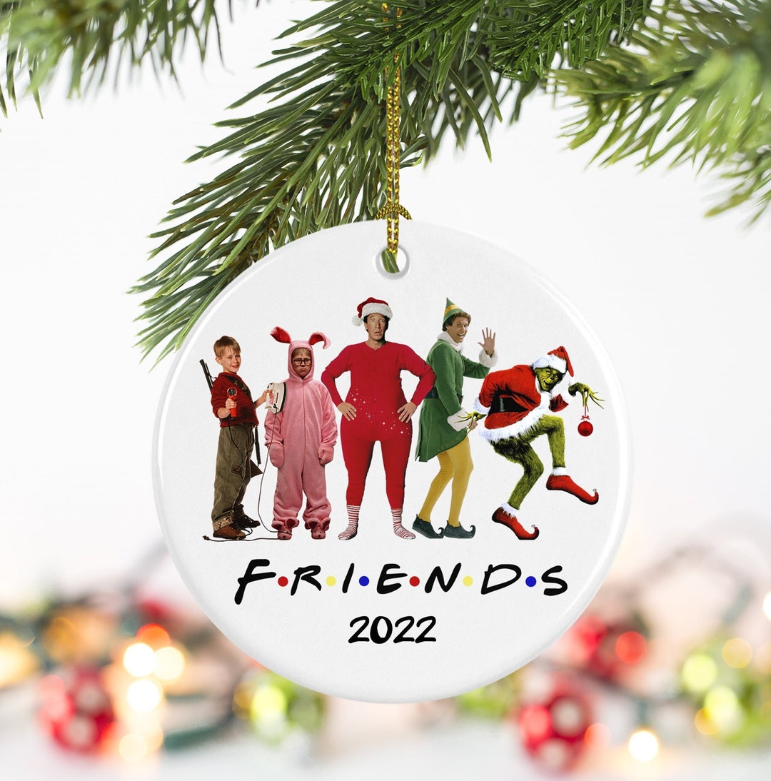 Christmas Movie Characters Friends Ornament, Movie Heroes, Classic ...