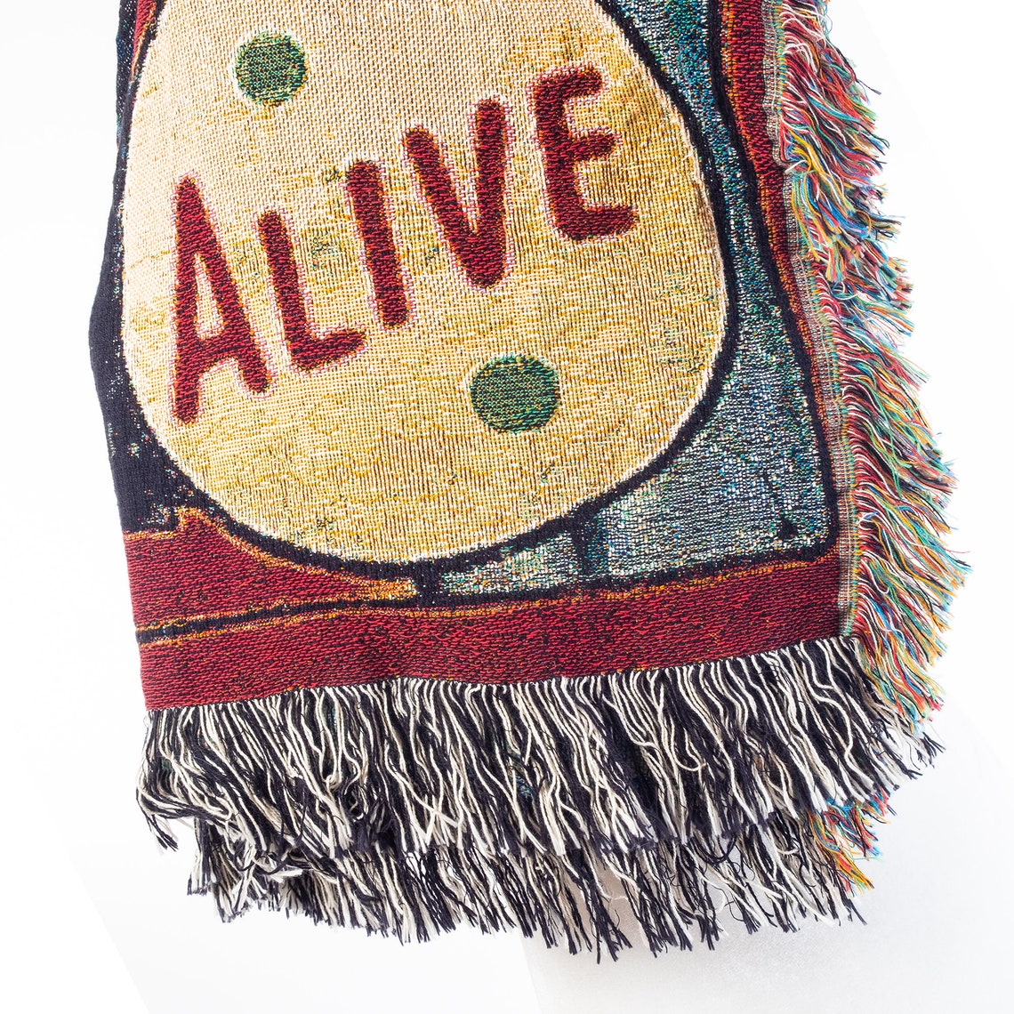 Antique Freak Show Sideshow Replica Banner Woven Tapestry Blanket 50x60 ...