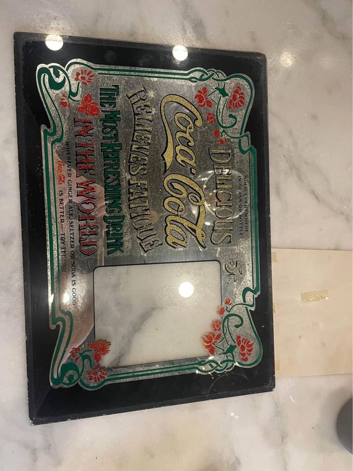 1970s Coke Coca Cola Victorian Style Pub Mirror Reproduction - Etsy