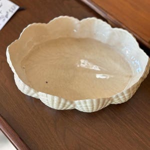 Vintage Ceramic Shell Centerpiece Decorative Bowl - Etsy
