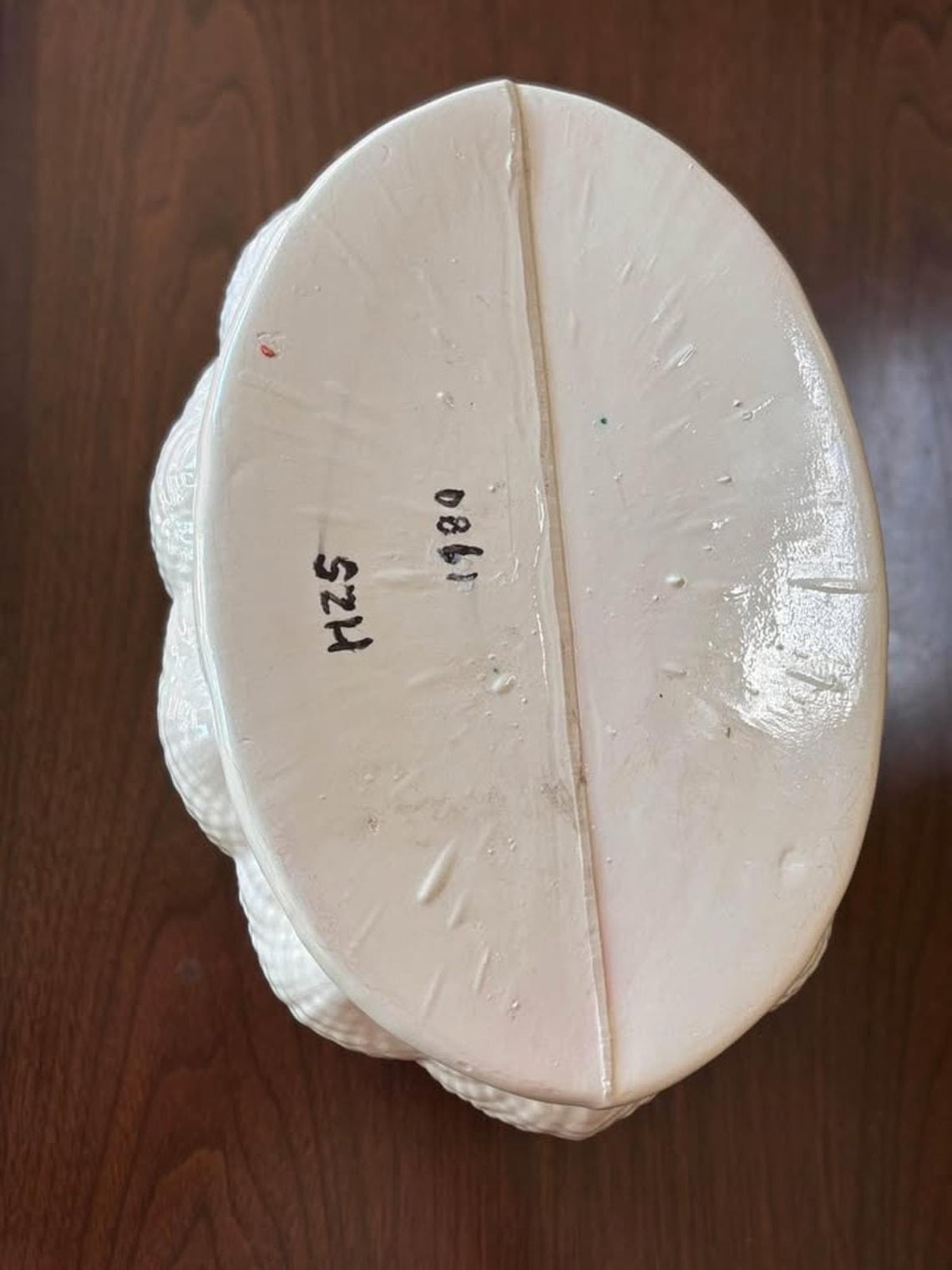 Vintage Ceramic Shell Centerpiece Decorative Bowl - Etsy