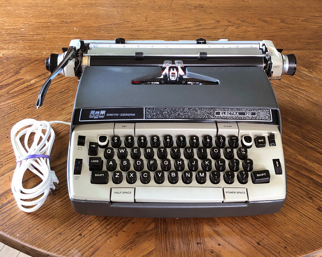 Smith-corona Electra 120 Electric Typewriter, Vintage Working Electric ...