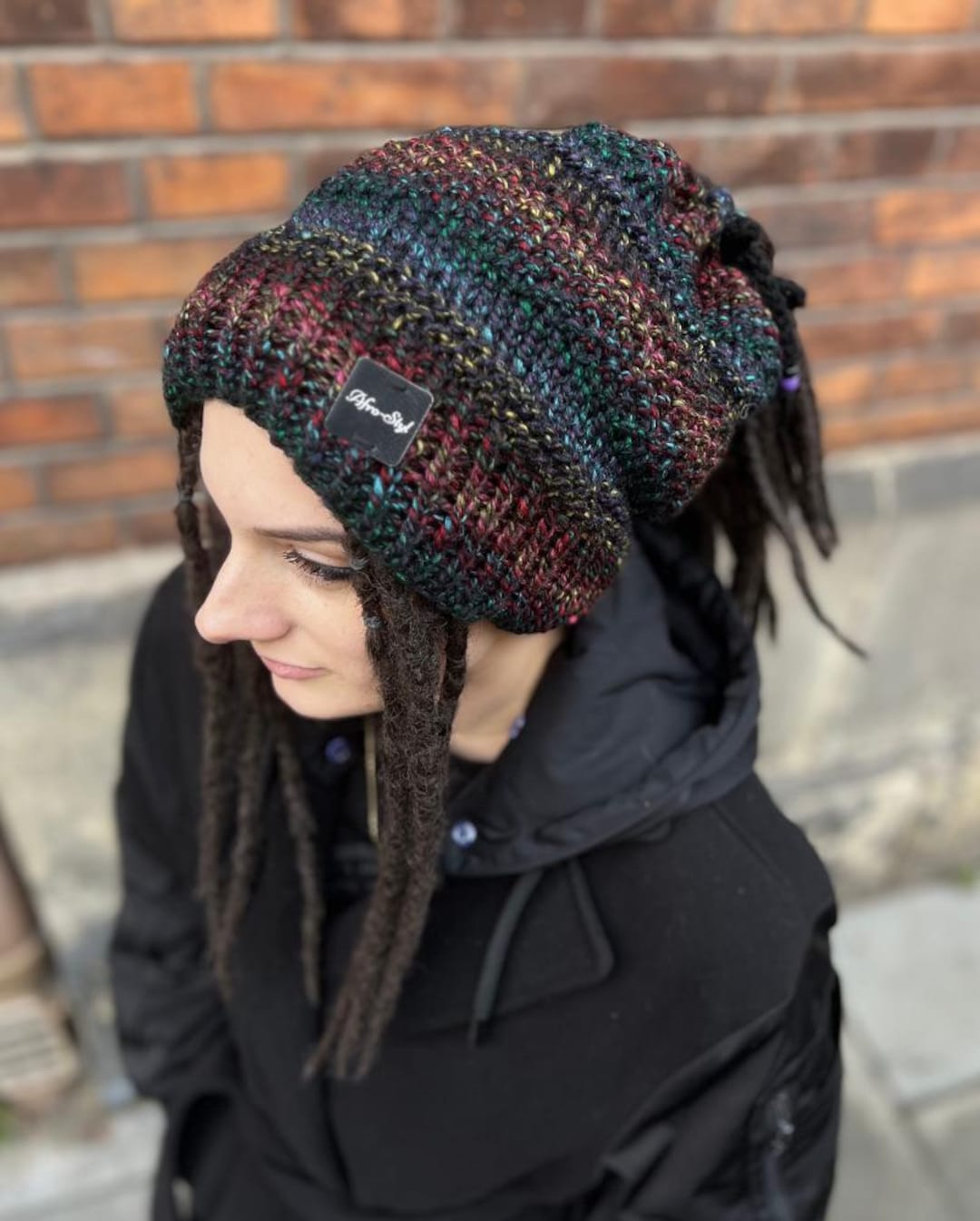 Dreadlocks Tube Hat Headband Locks Dreads Turban Beanie Winter Boho ...