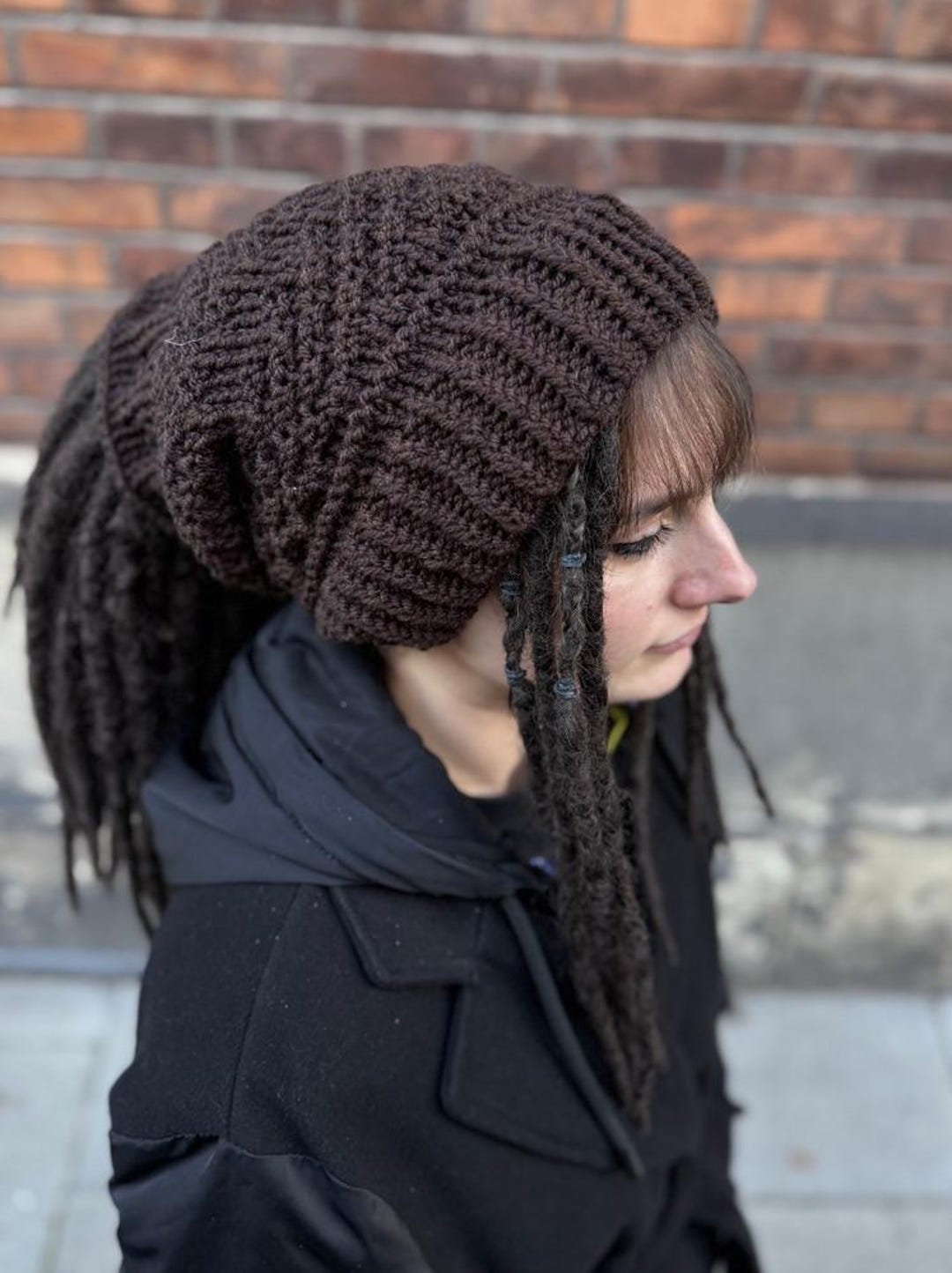 Dreadlocks Tube Hat Headband Locks Dreads Turban Beanie Winter Boho ...