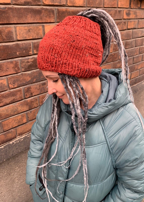 Dreadlocks Tube Hat Headband Braids Dreads Turban Beanie Winter Boho ...