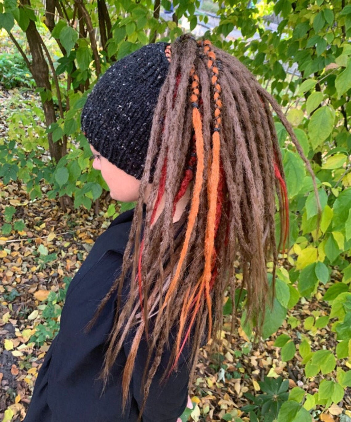 Dreadlocks Tube Hat Headband Braids Dreads Turban Beanie Winter Boho ...
