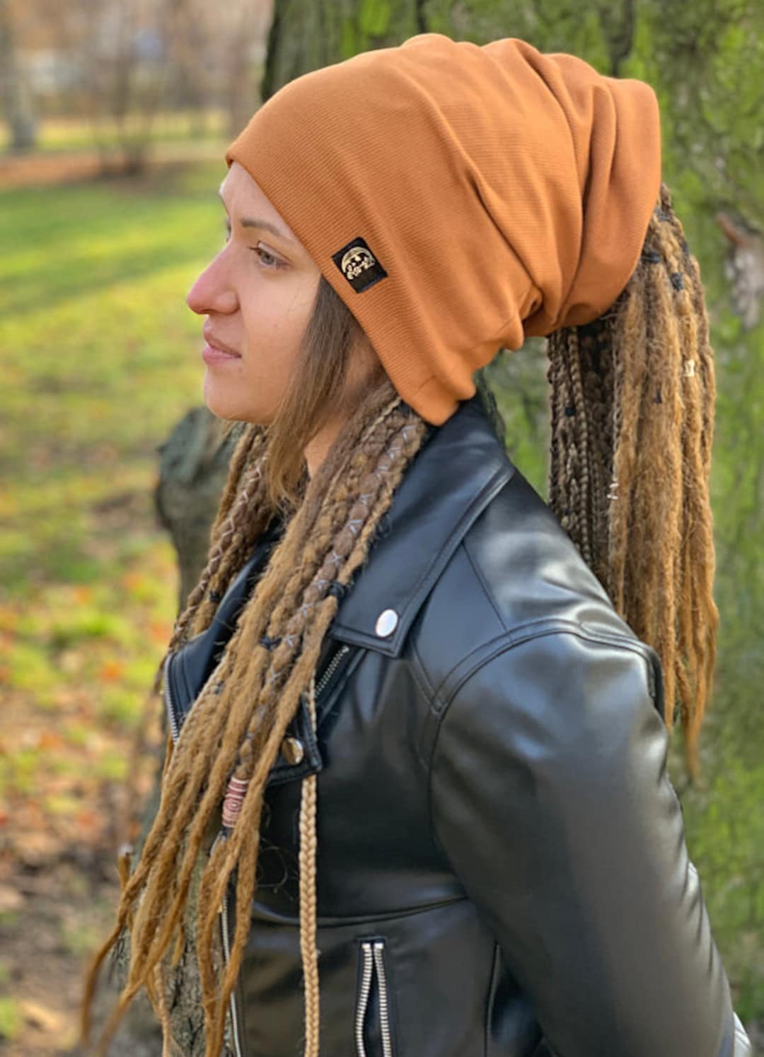 Dreadlocks Tube Hat Headband Rasta Dreads Turban Beanie Winter Boho ...