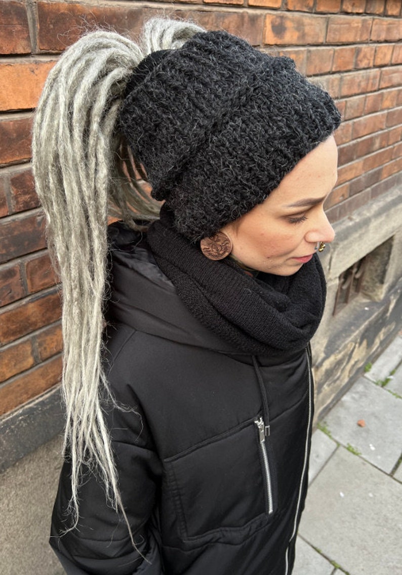 Dreadlocks Band Tube Hat Headband Boho Dreads Turban Beanie Braids ...