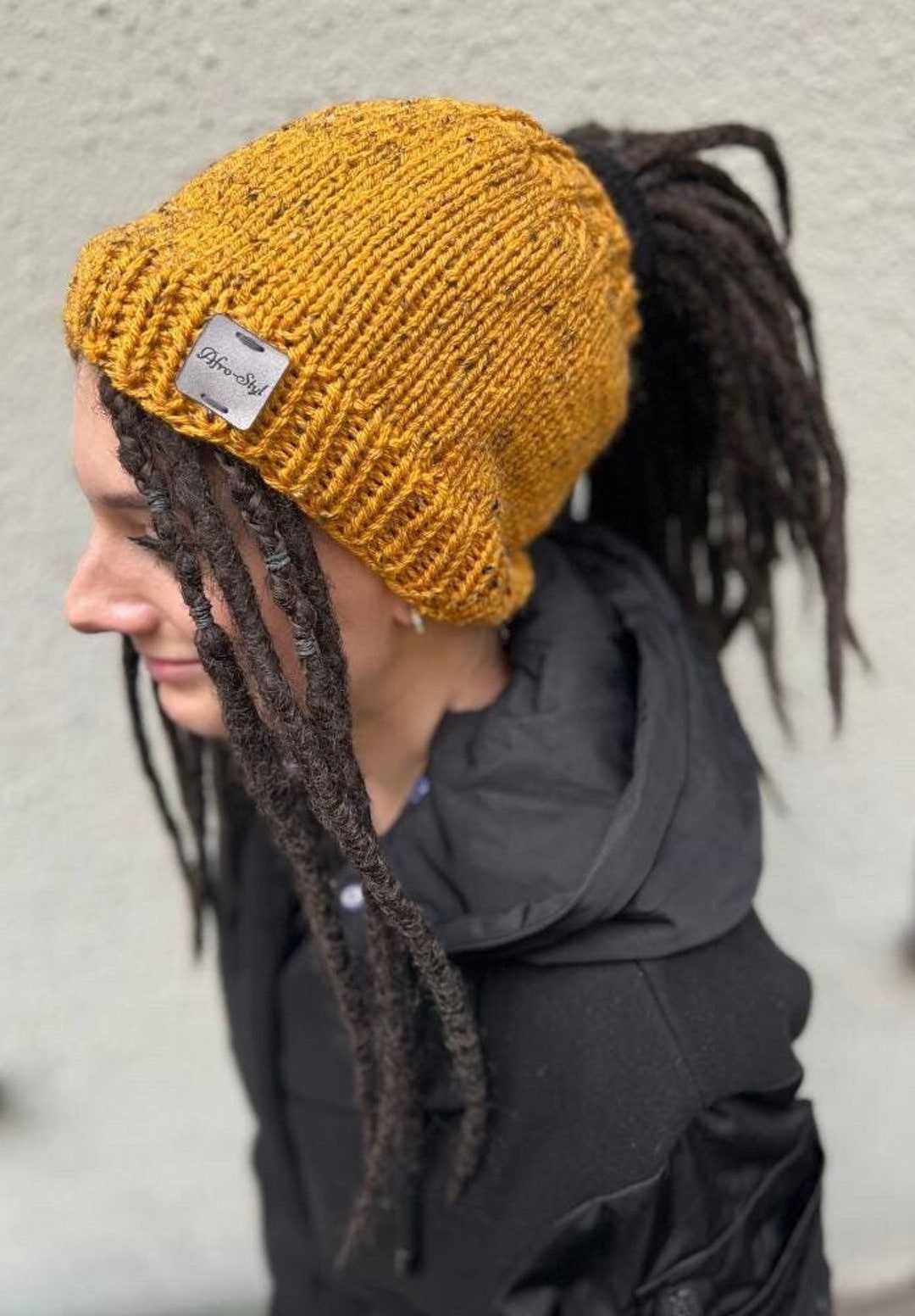 Dreadlocks Tube Hat Headband Braids Dreads Turban Beanie Winter Boho ...