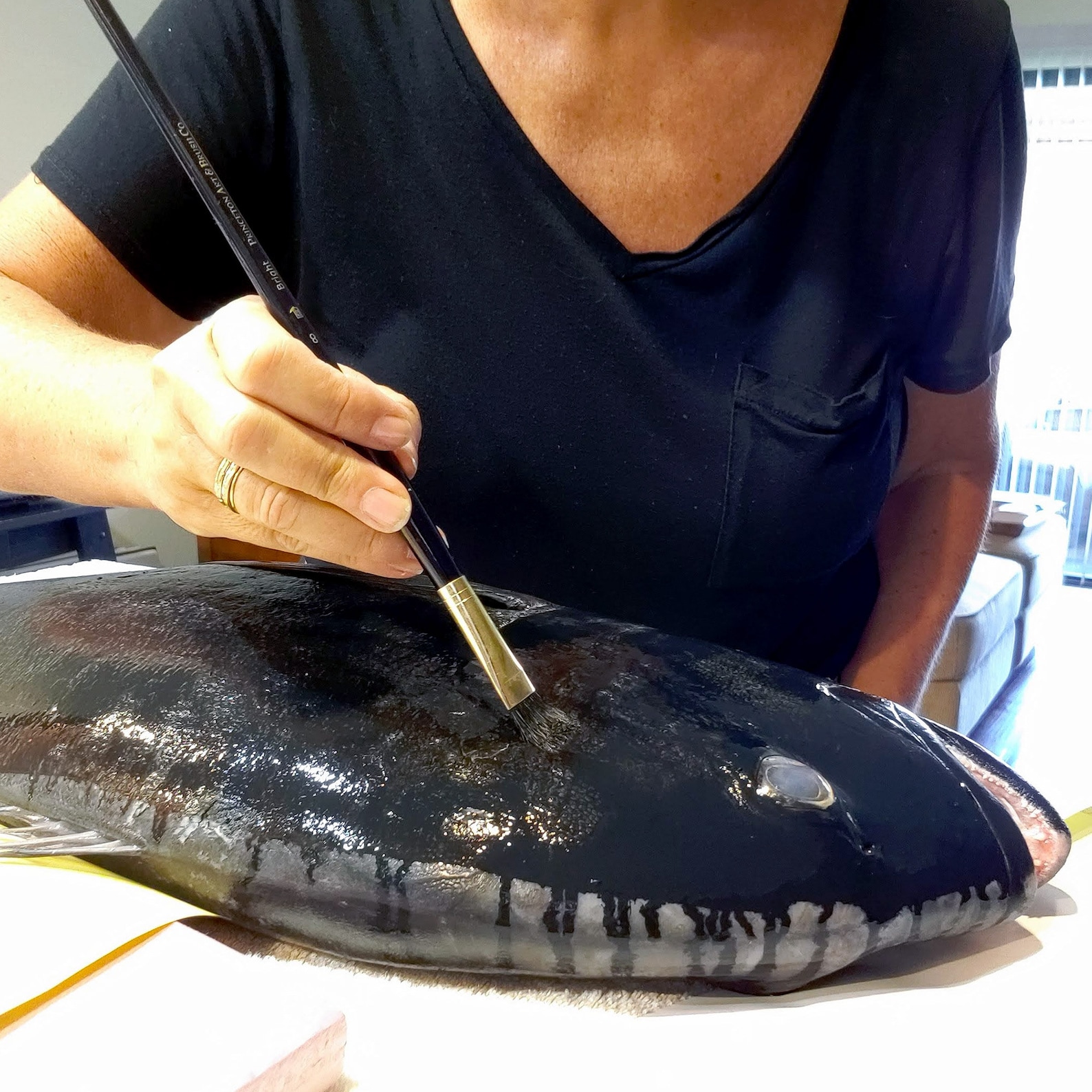 Gyotaku Fish Print - Malolo Flying Fish - Limited Edition Art by Maui ...