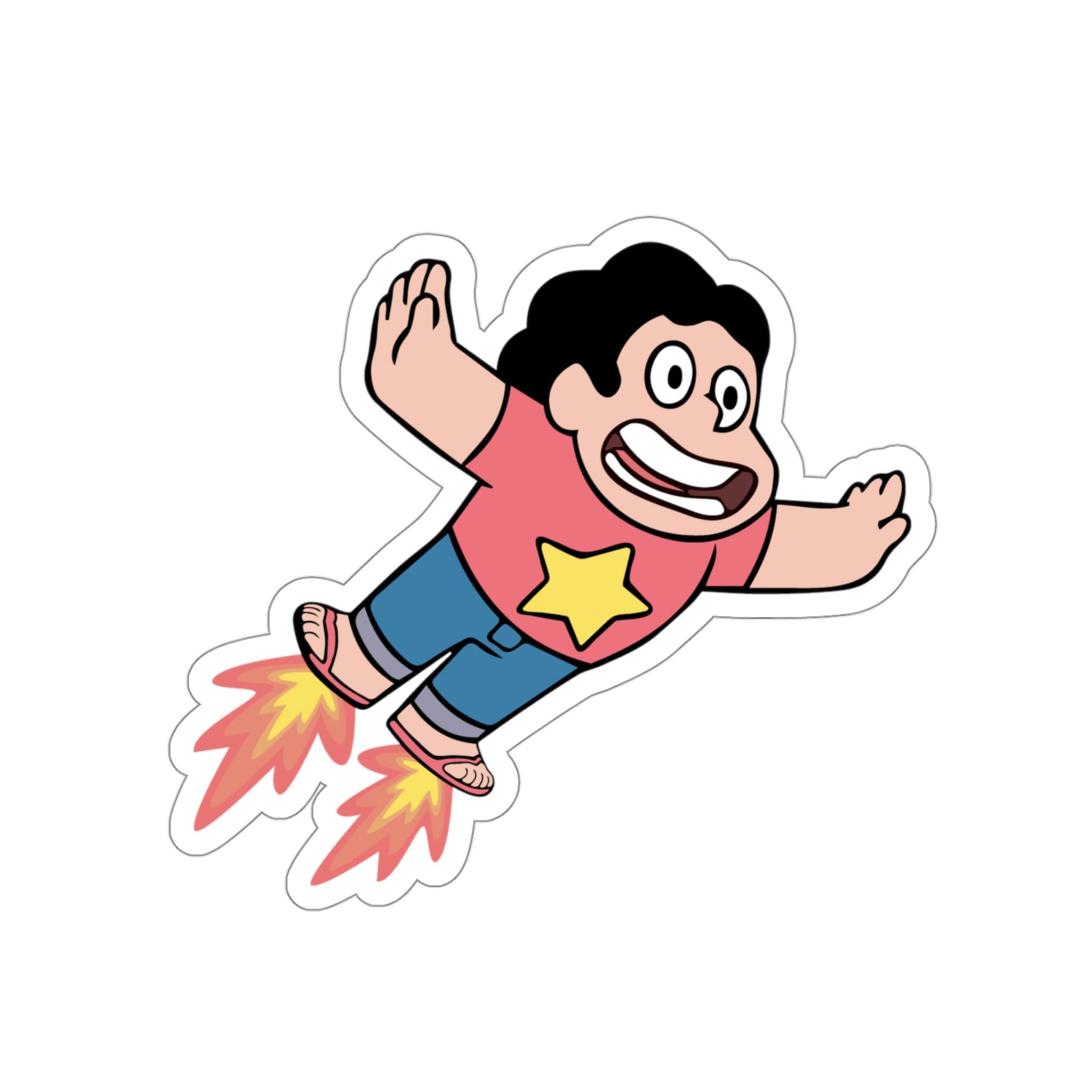 Steven Universe Flying Vinyl Sticker, Best Friend Gift, Cute Stickers ...