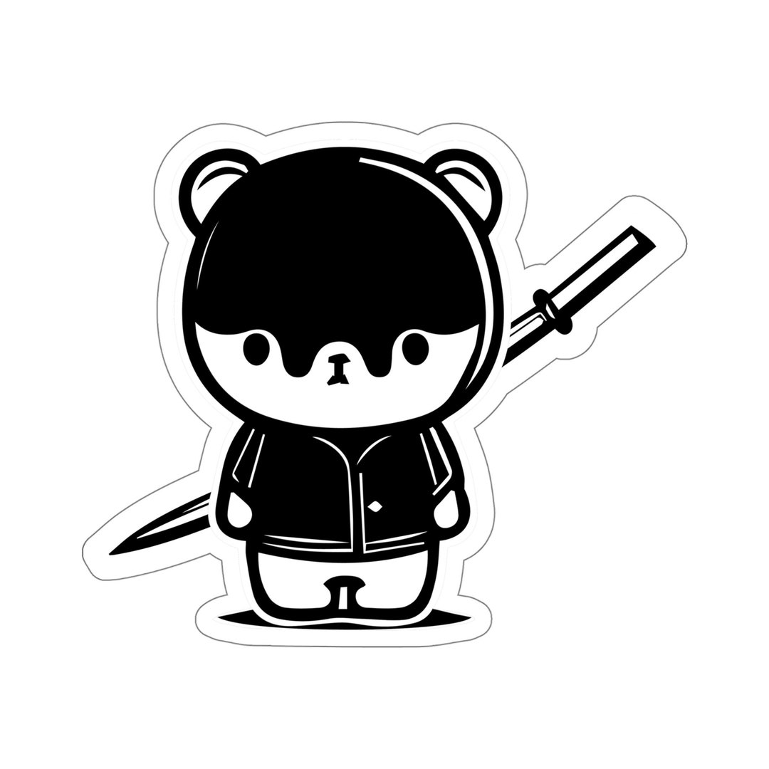 Dango Chibi Ninja Bear Vinyl Sticker - Etsy