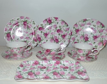 Pink rose china | Etsy