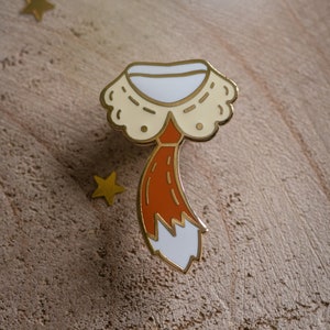 Fox Tie Fantastic Mr Fox Enamel Pin - Roald Dahl Pin - Fox Pin - Etsy