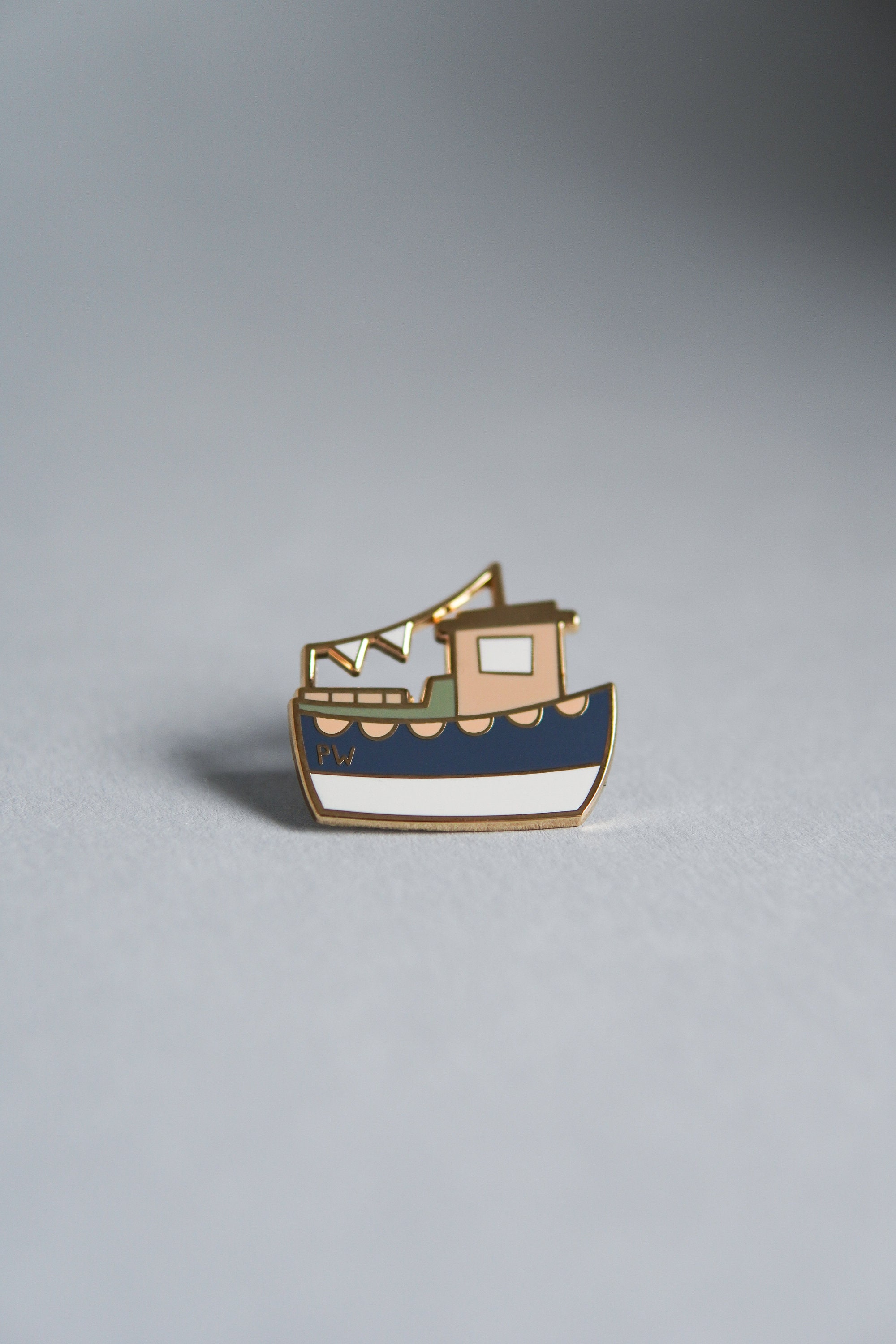 Fishing Boat Enamel Pin / Adventure Enamel Pin / Cornwall - Etsy UK