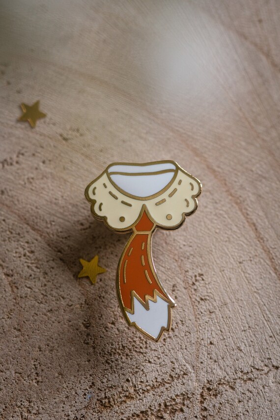 Fox Tie Fantastic Mr Fox Enamel Pin Roald Dahl Pin Fox Pin - Etsy UK