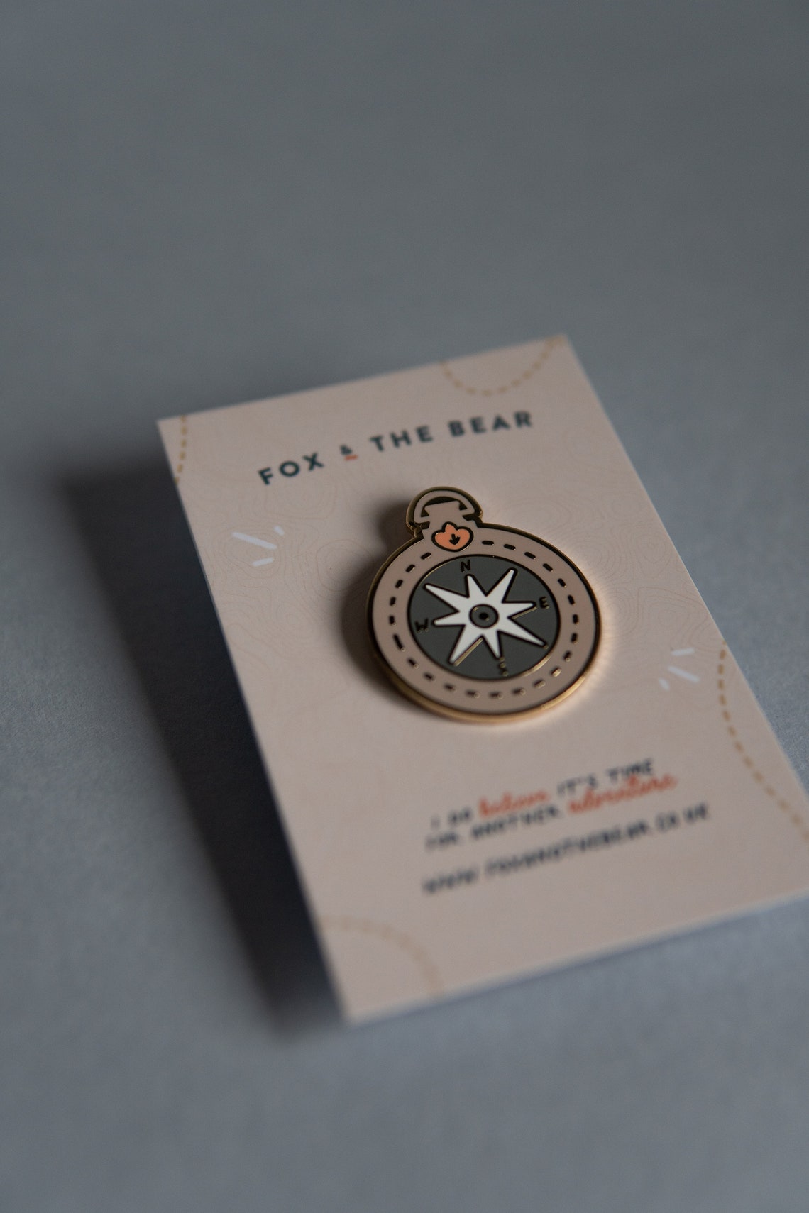 Compass Adventure Gold Enamel Pin Adventure Enamel Pin - Etsy
