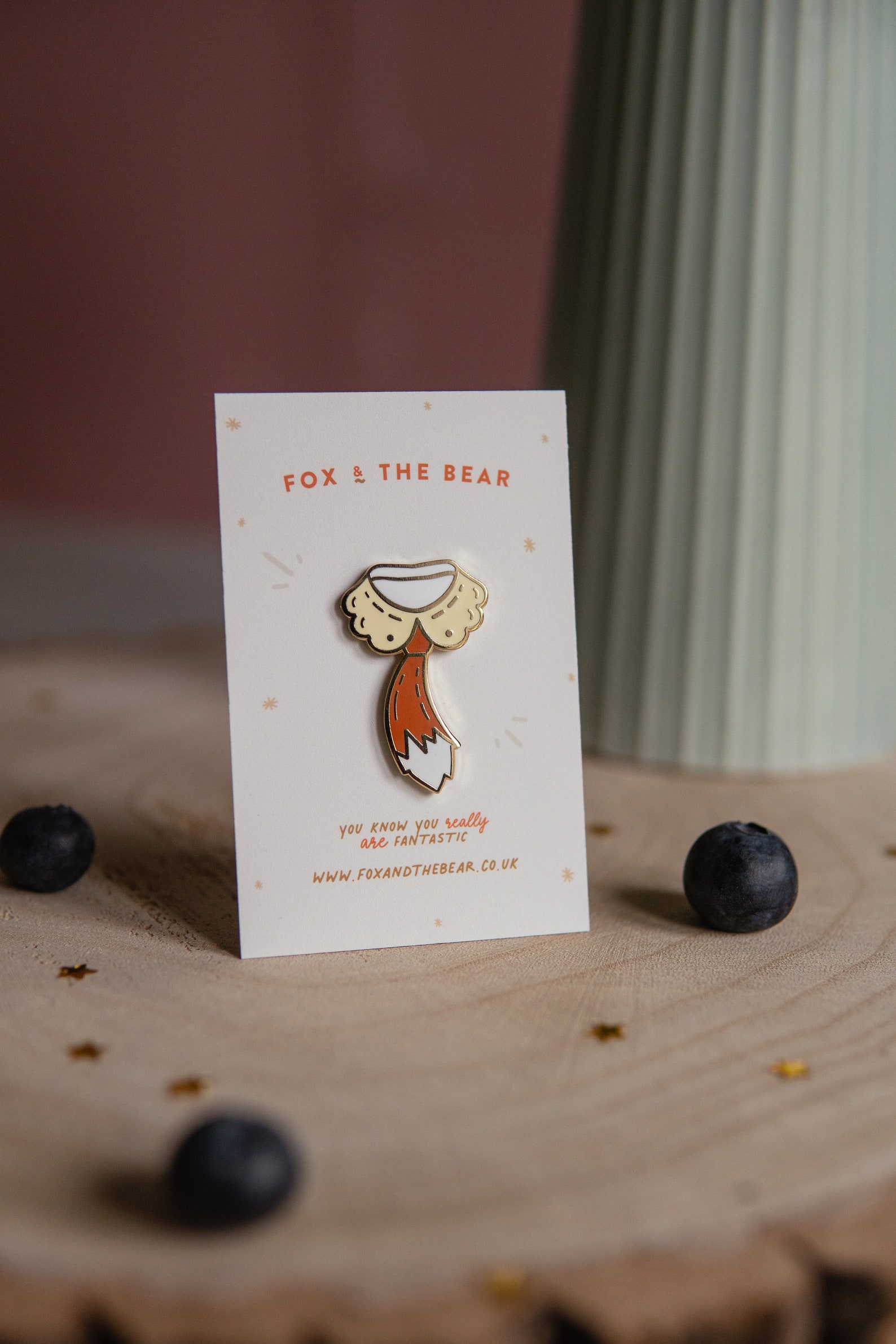 Fox Tie Fantastic Mr Fox Enamel Pin Roald Dahl Pin Fox Pin - Etsy UK