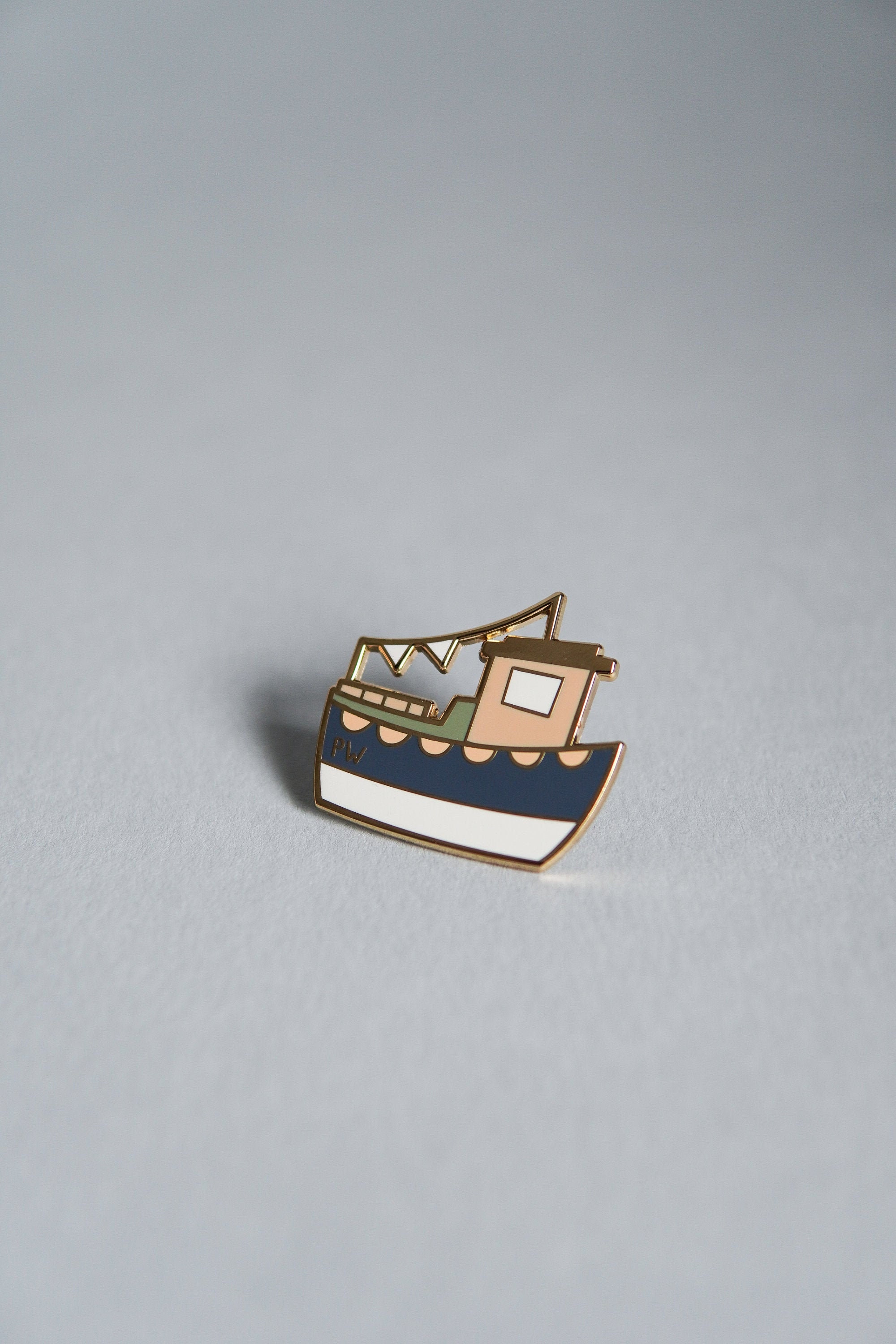 Fishing Boat Enamel Pin / Adventure Enamel Pin / Cornwall - Etsy UK