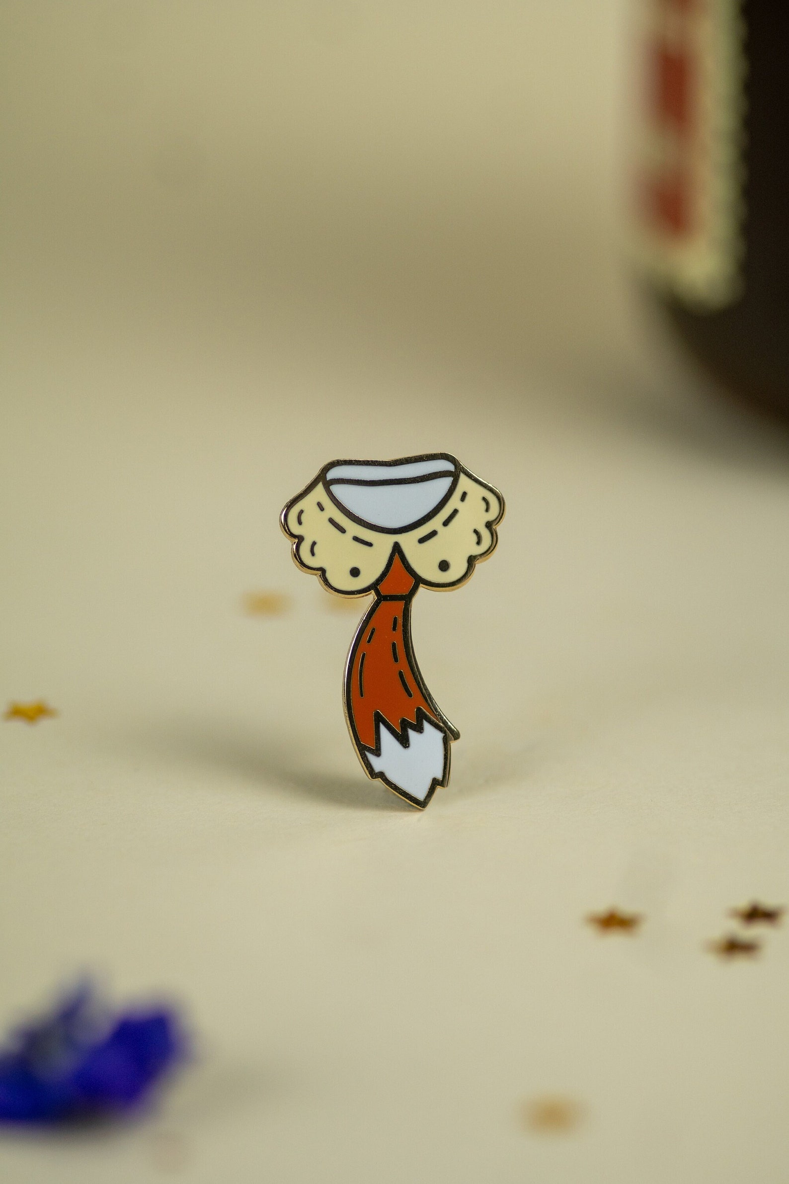 Fox Tie Fantastic Mr Fox Enamel Pin Roald Dahl Pin Fox Pin - Etsy UK