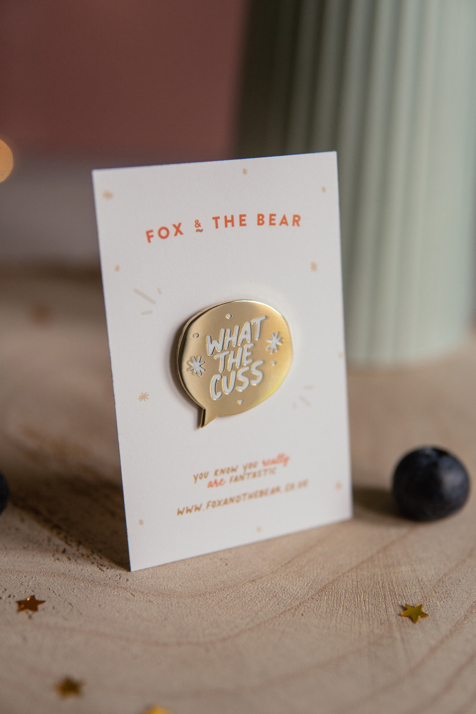 What the Cuss Fantastic Mr Fox Enamel Pin Roald Dahl Pin - Etsy