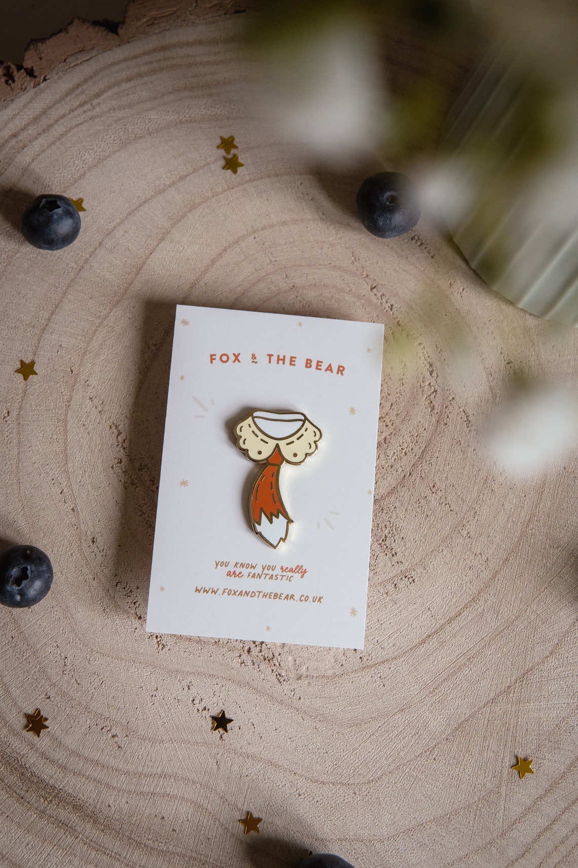 Fox Tie Fantastic Mr Fox Enamel Pin Roald Dahl Pin Fox Pin - Etsy